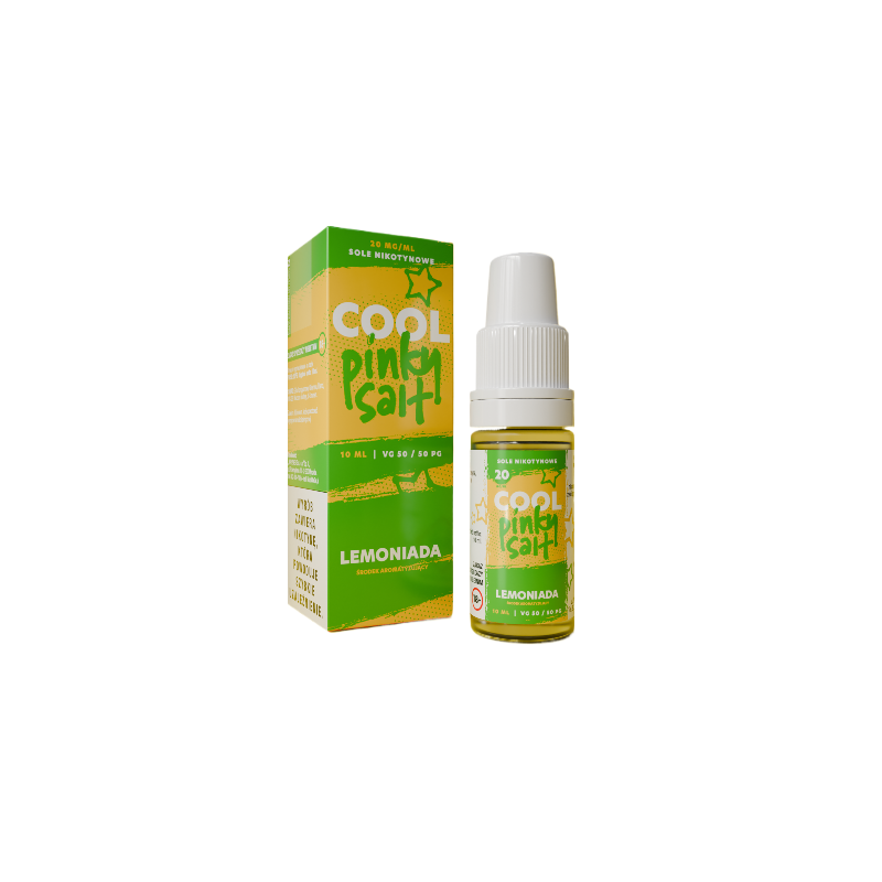Liquid Pinky Salt COOL 10ml Lemoniada 20mg/ml | PINKY VAPE | Liquido
