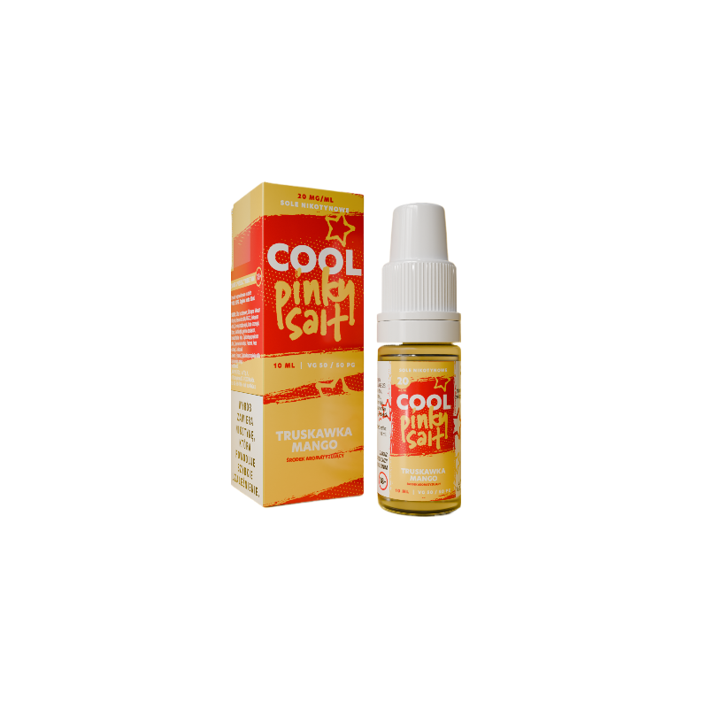 Liquid Pinky Salt COOL 10ml – Truskawka Mango 20mg/ml, sól nikotynowa ...