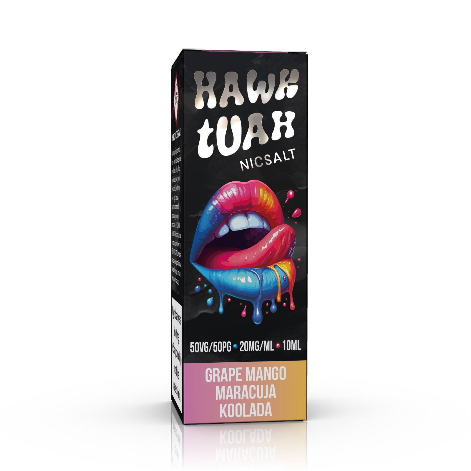 Liquid HAWK TUAH Salt 10ml - Grape Mango Maracuja Cool 20mg/ml | Liquido