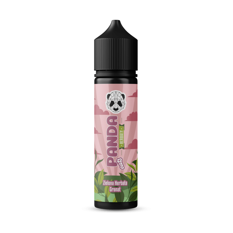 Longfill Panda Eats HERBATY 10/60ml - Zielona Herbata Granat | Liquido