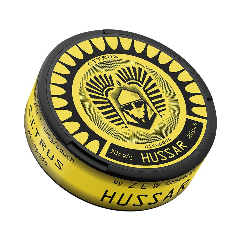 Saszetki Nikotynowe HUSSAR opak.20szt. - Citrus 30 mg/g | Snusy | Liquido